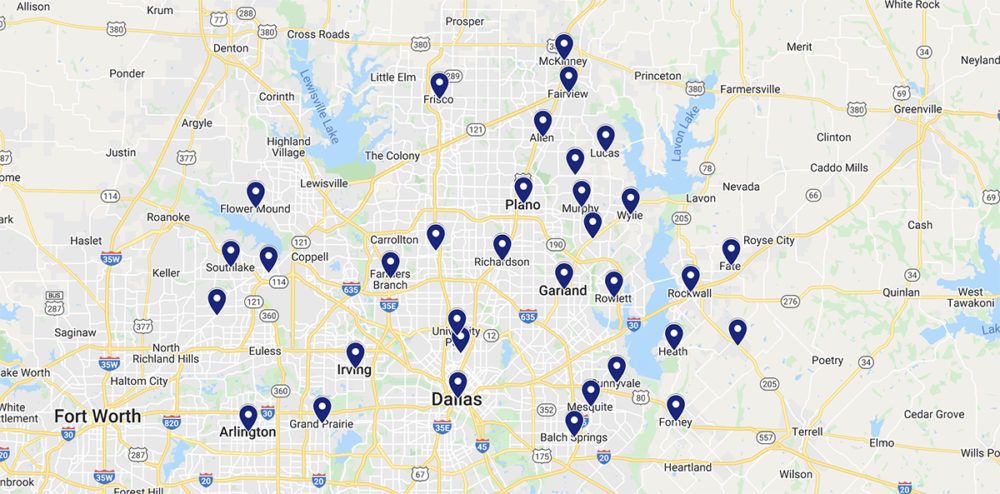 Areas We Serve & Locations | On Time Experts